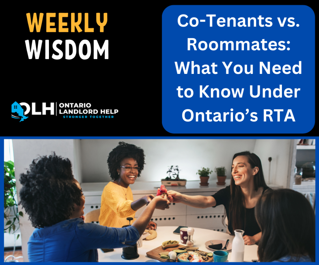 Co-Tenants vs. Roommates: What You Need to Know Under Ontario’s RTA ...