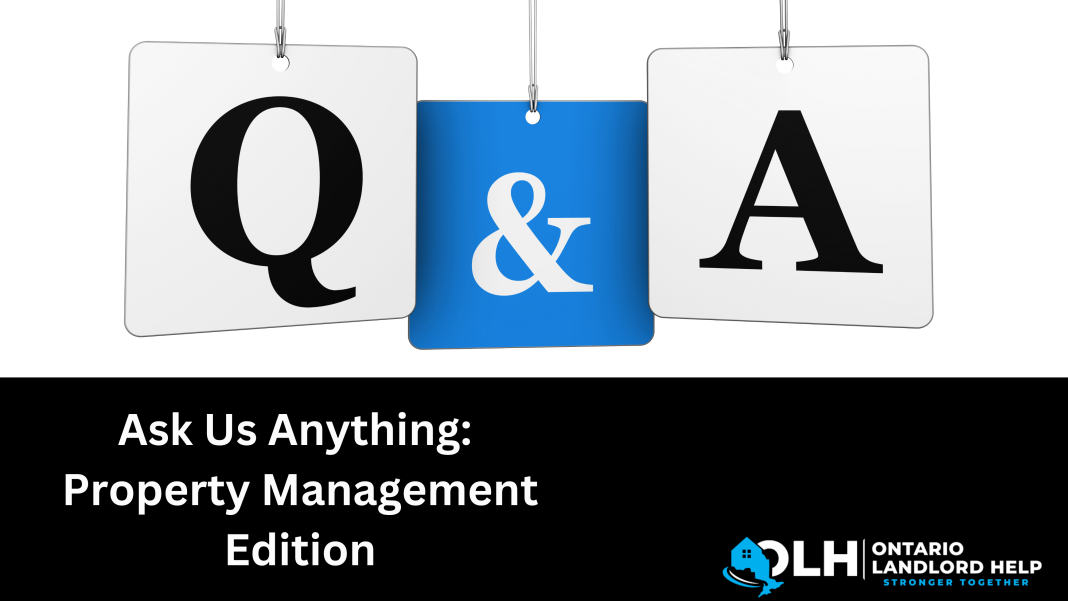 Q&A- Tenant Notice to End Tenancy: N9 Form and N11 Form - Ontario ...